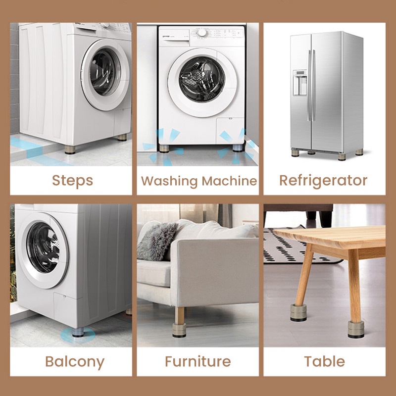 Washing Machine Base Fridge Roller Base Stand Washing Machine Leg ...