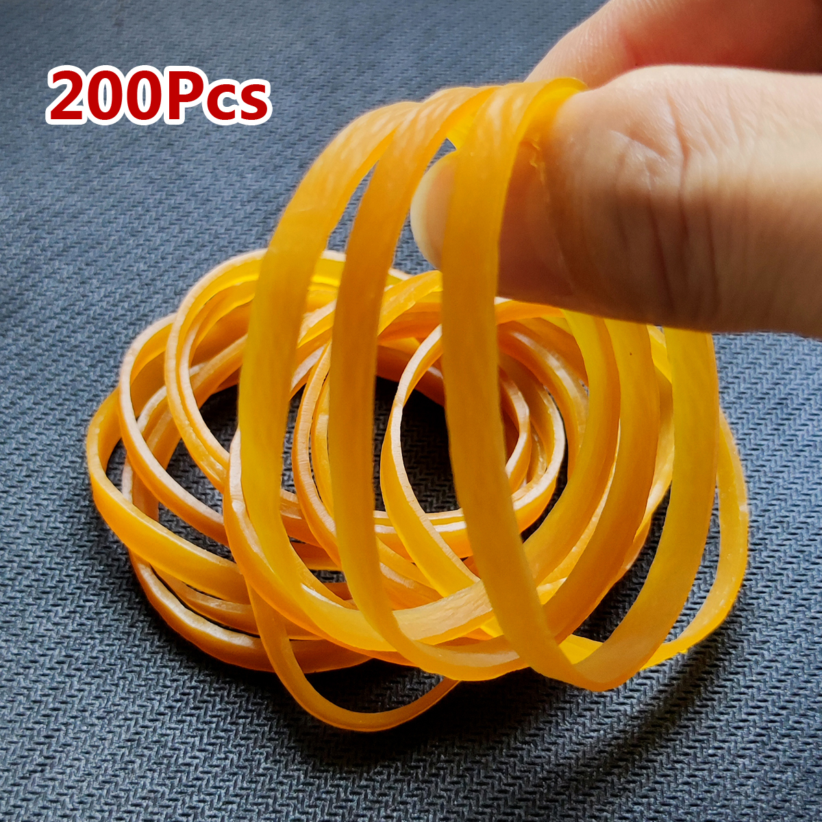 200Pcs 3.2 Inch Stretchable Sturdy Elastic Rubber Bands Fasteners ...