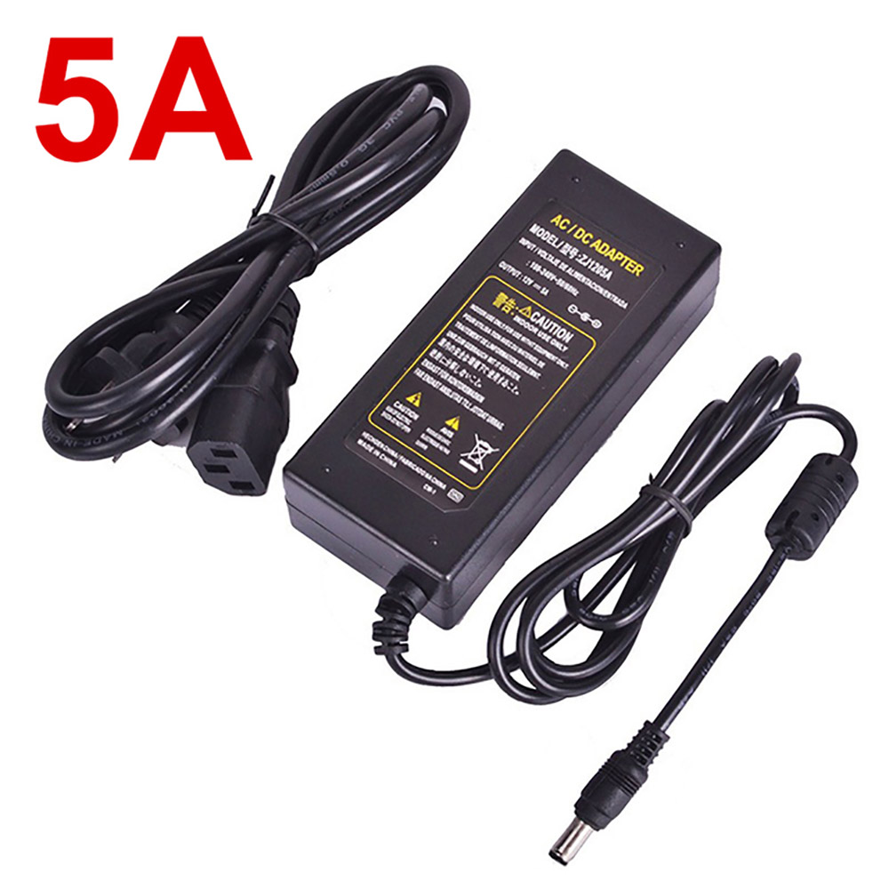 DC 12V 24V Adapter Power Supply Charger EU US Plug Led strip light 1A ...