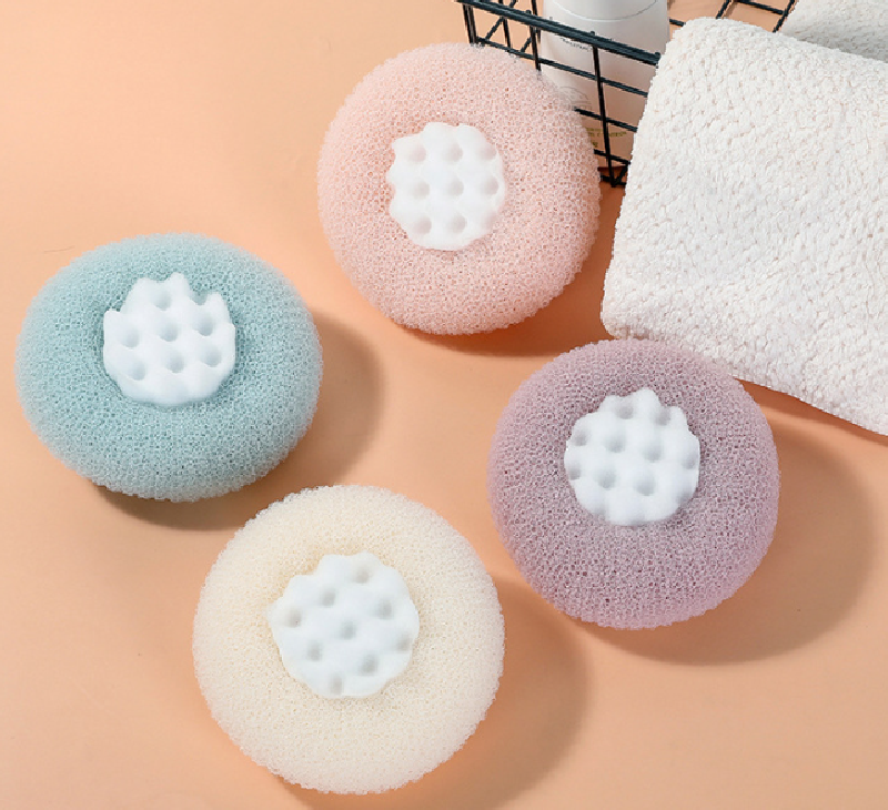 SPA sponge bath ball household finger suction cup bath ball bath scrub ...