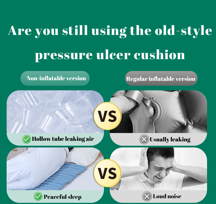 🚚Non Inflatable Bedsore Pad Anti-Decubitus Tube Ripple Mattress Anti ...