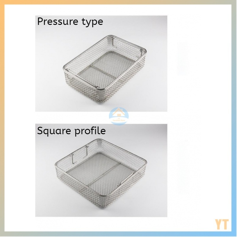 Customized 304 stainless steel instrument baskets rectangular storage ...
