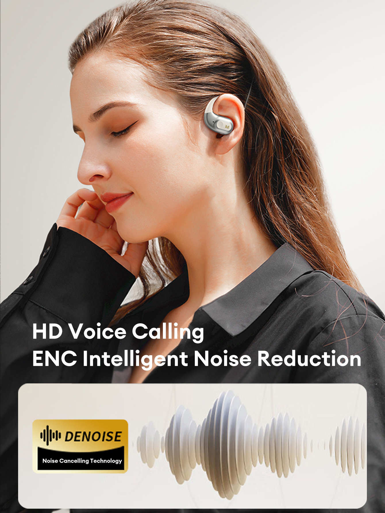 Monster AC330 Bluetooth Earphone HIFI Sound Quality Smart Touch Noise ...