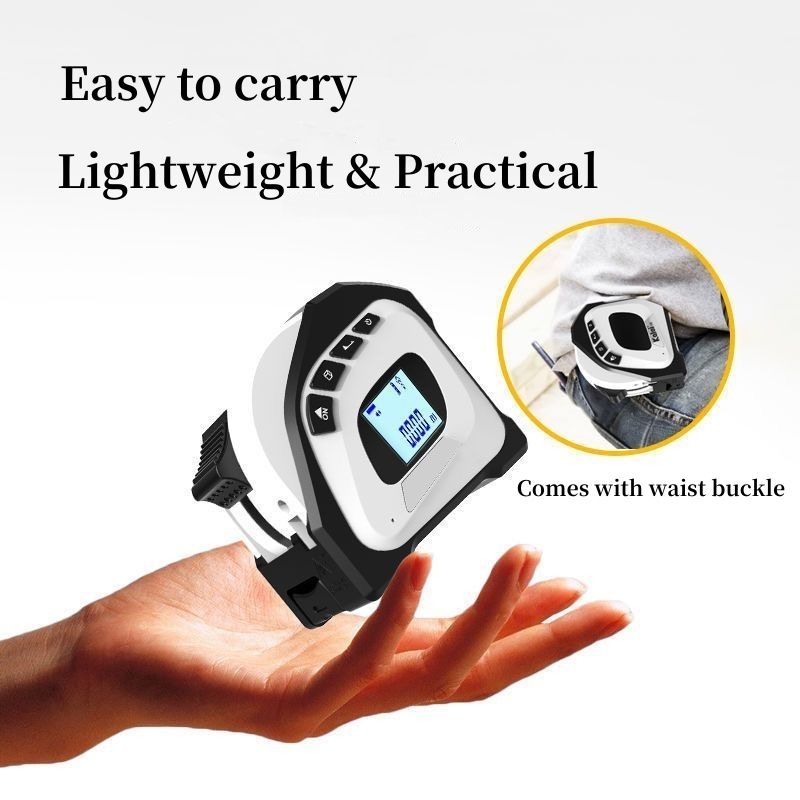 3-in-1 Infrared Laser Tape Measuring Instrument Handheld Electronic Digital Tape Measure With ...