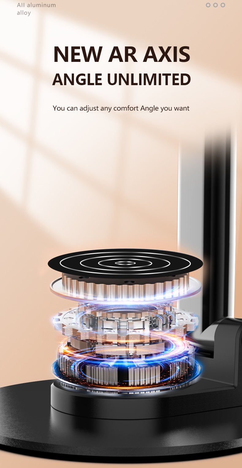 T21 foldable and adjustable 360 degree rotating desktop phone and ...