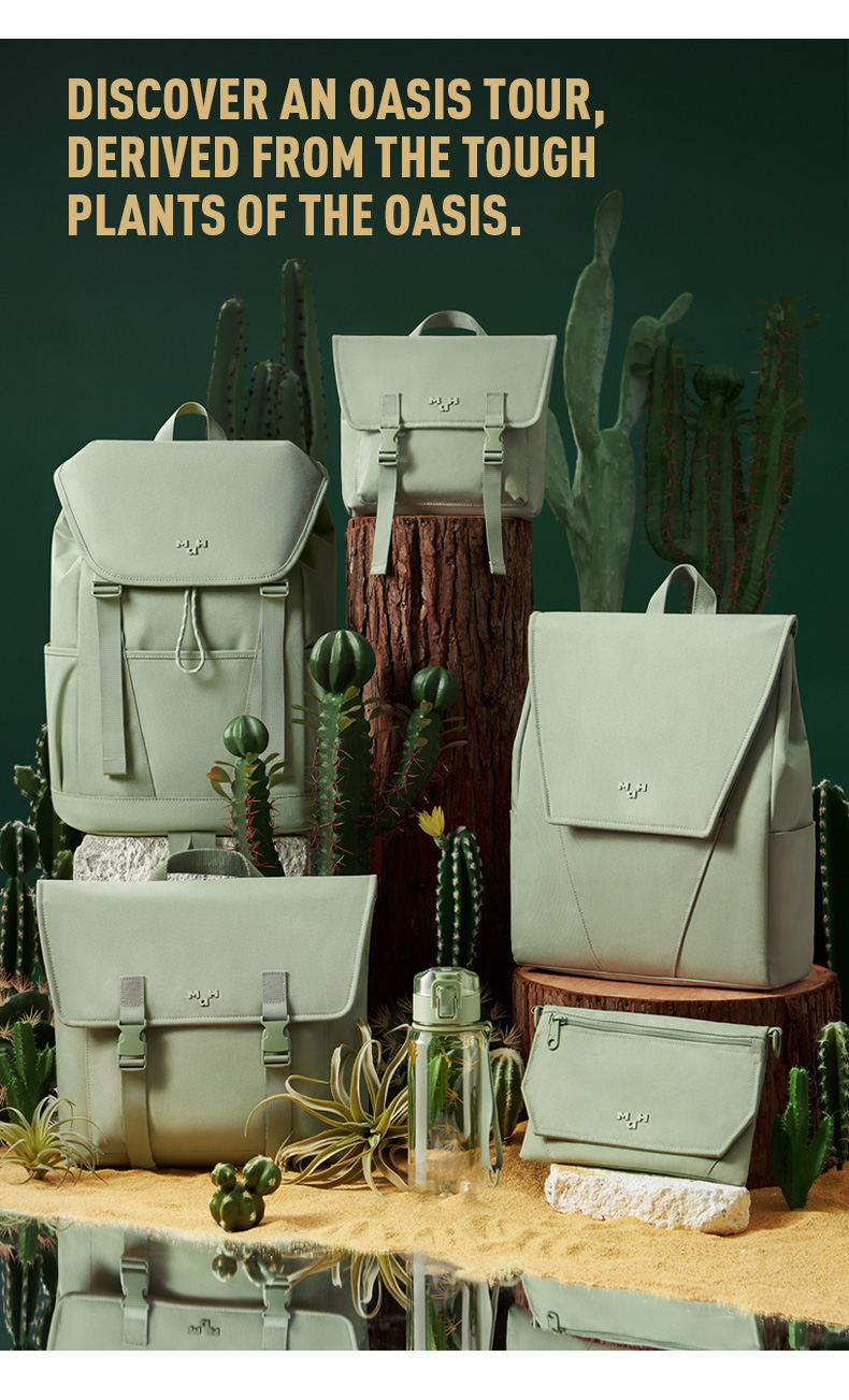 MAH 2391 Tour Backpack with Waterproof Fabric Cactus Green | Shopee ...