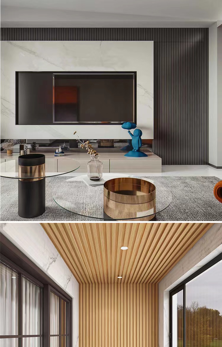 Wooden Fluted Panel Wall Partition Wall Decor Fluted Wall Panel Sleek ...