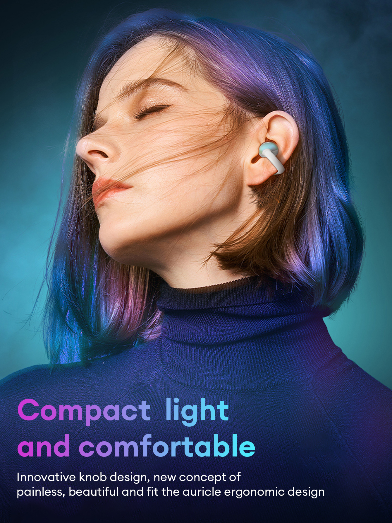 Monster AC600 Open Ear Bone Conduction Wireless Noise-Cancelling ...
