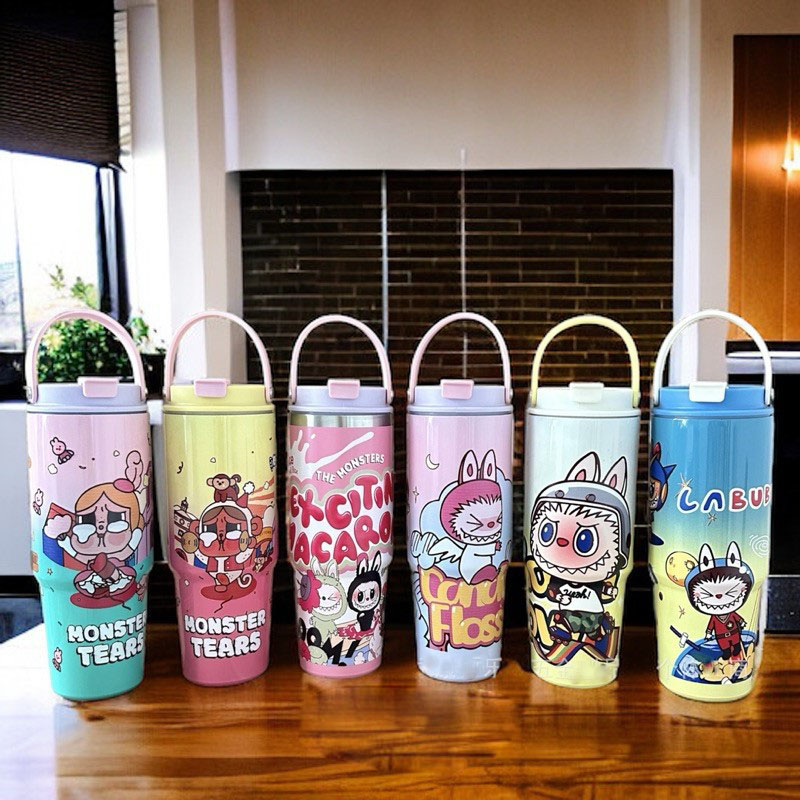 Ready to send Labubu cold storage glass Used for storing ice and water ...