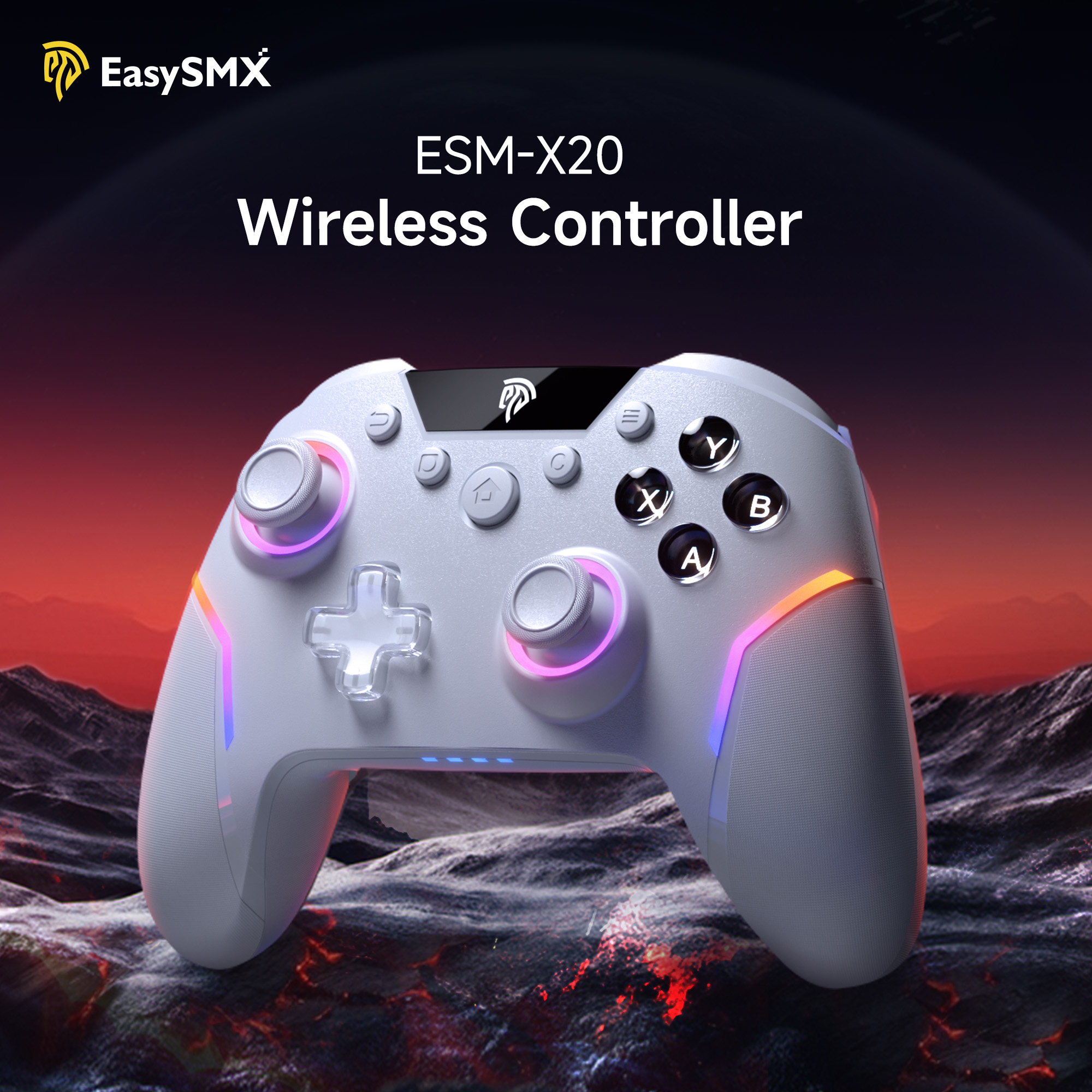 EasySMX X20 Gaming Controller PC Version Switch Pro Wireless Steam Elite Controller Xbox Mobile ...
