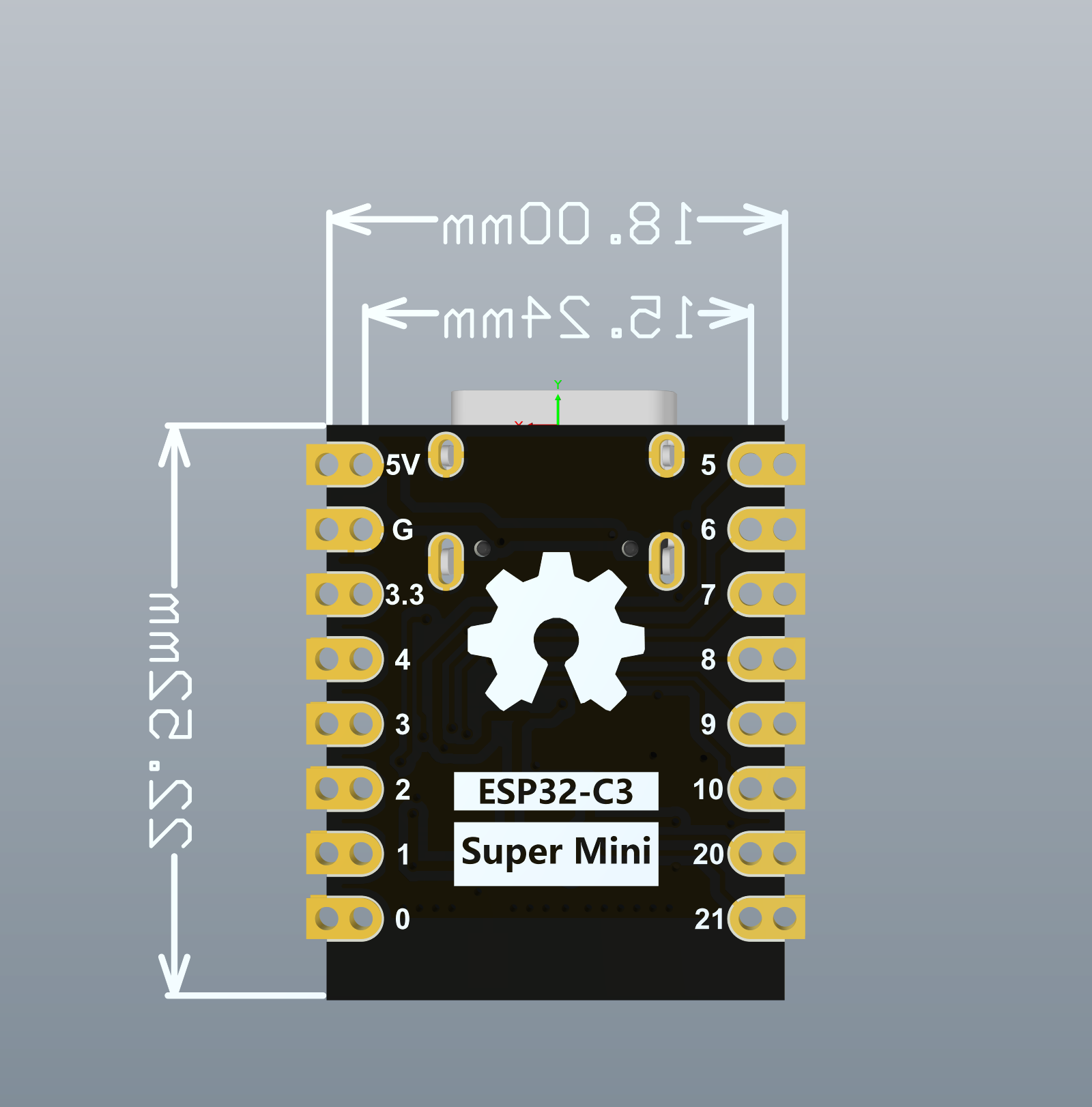 Esp32 Supermini Development Board Esp32 C3esp32 S3esp32 C6esp32 H2 7749