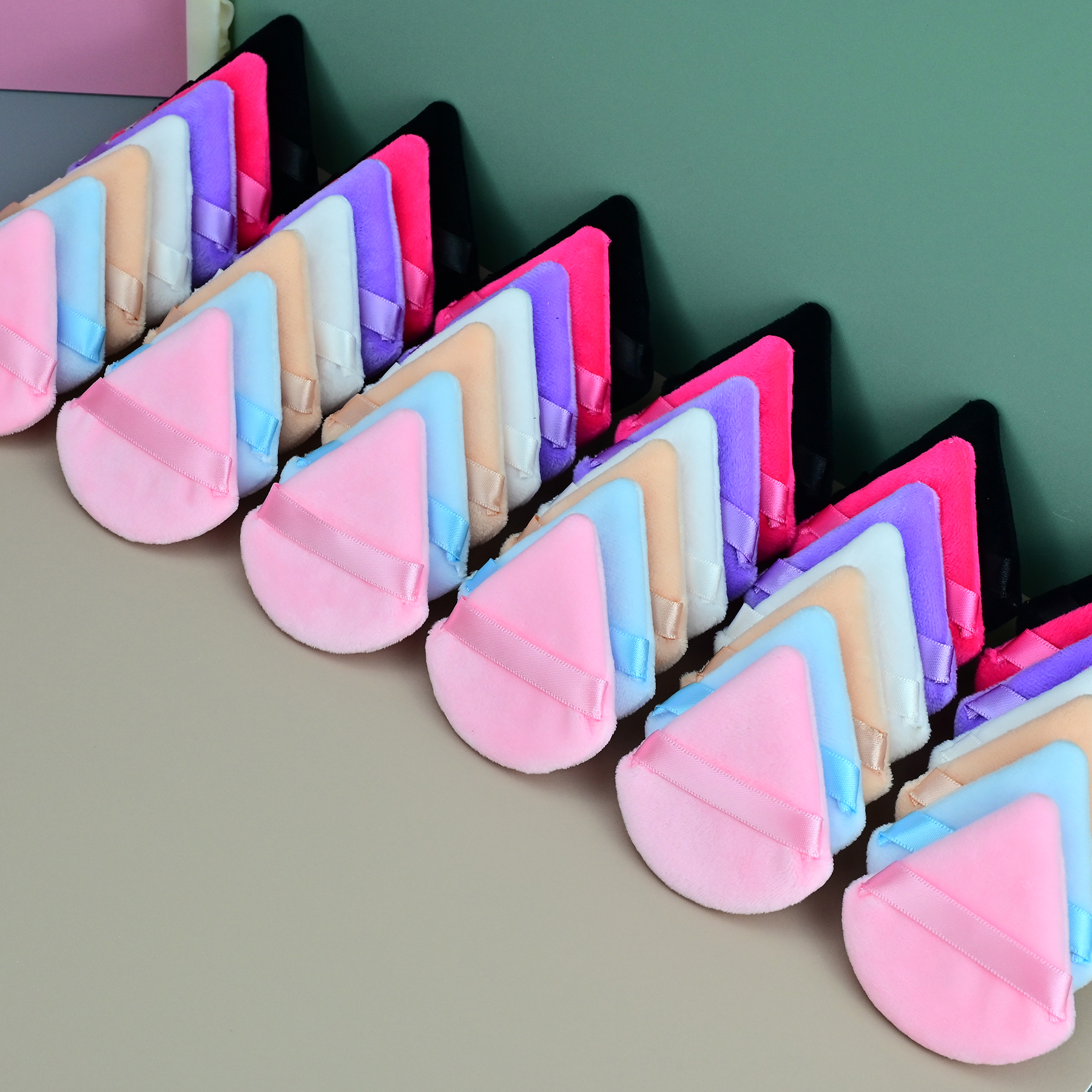 6Pcs Powder Puff For Face Powder, Triangle Makeup Puff, Soft Triangle ...