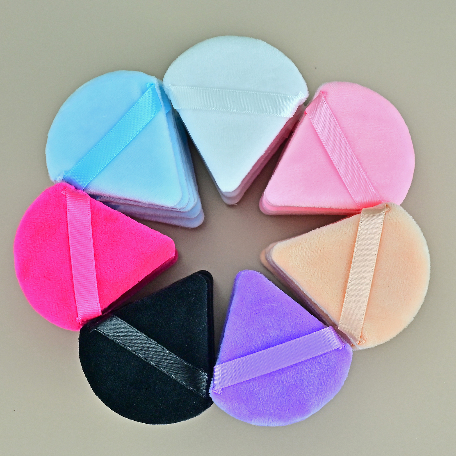 6Pcs Powder Puff For Face Powder, Triangle Makeup Puff, Soft Triangle ...