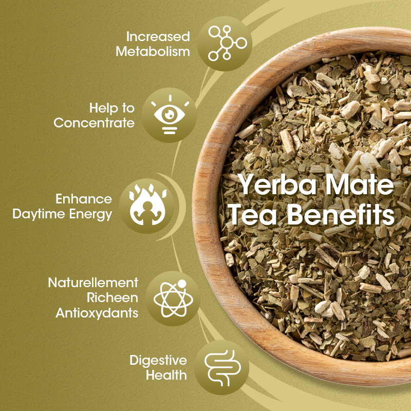Alliwise Yerba Mate Tea Bag Rich In Chlorophyll,Antioxidants Supports ...