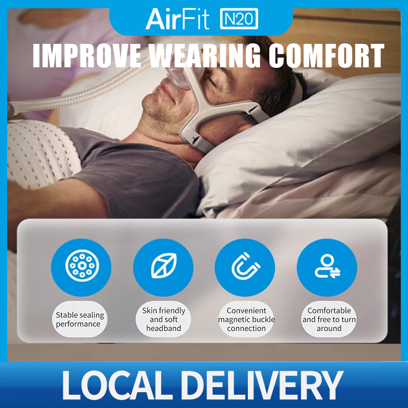 Resmed AirFit N20 Nasal Mask Sleeping Auxiliary Domestic Nasal Mouth ...