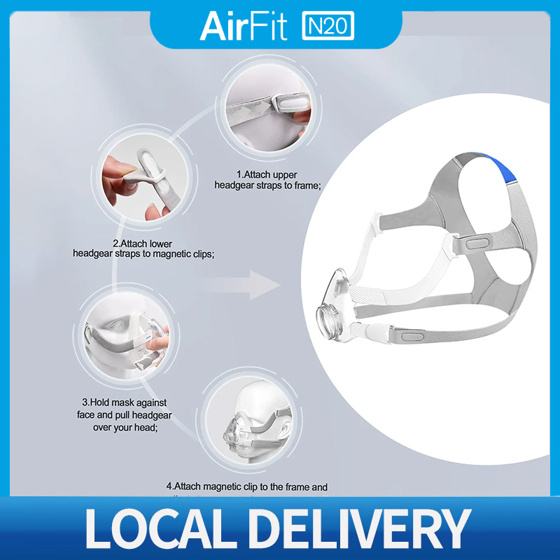 Resmed AirFit N20 Nasal Mask Sleeping Auxiliary Domestic Nasal Mouth ...