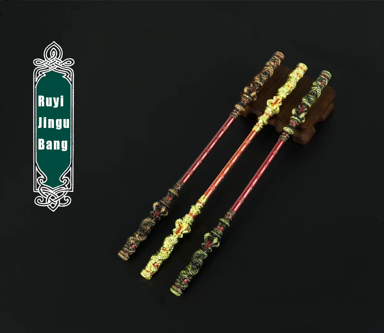 [22cm] Black myth Wukong Journey to the West Sun Wukong Monkey King weapon model toy Golden ...