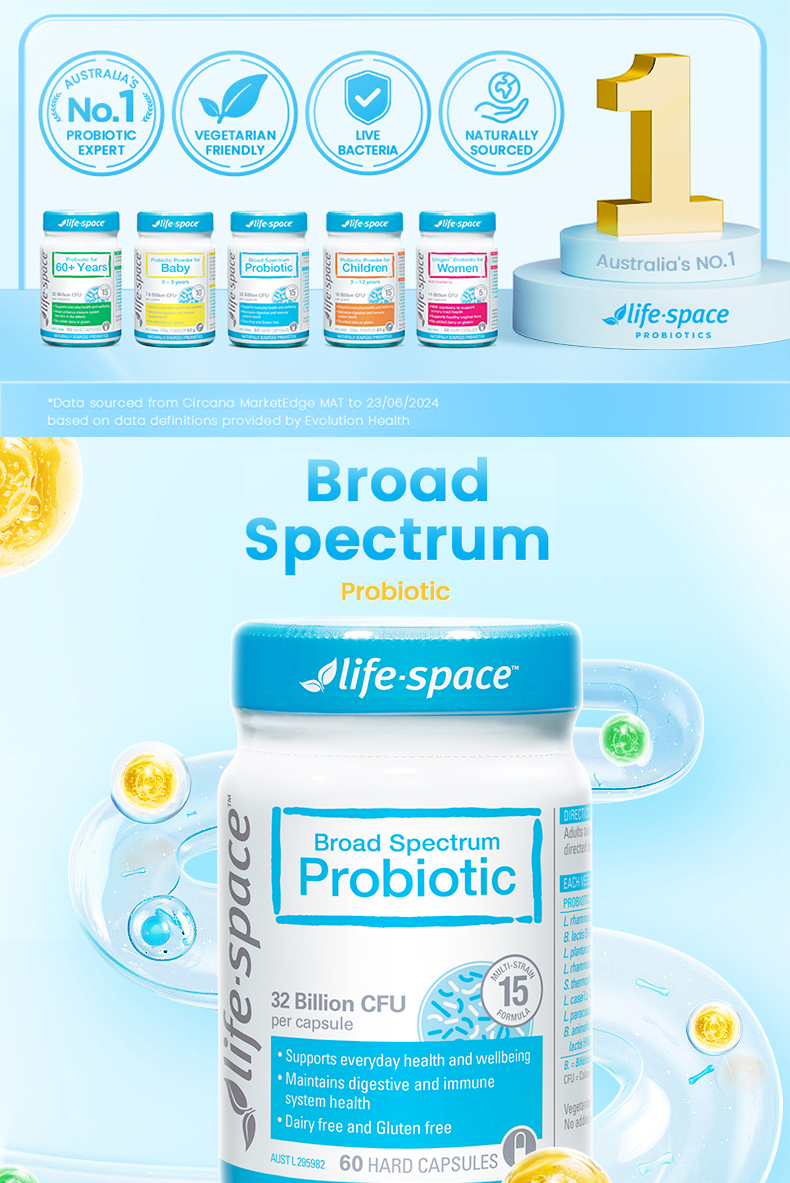 [Official] Life Space Adult Broad Spectrum Probiotic 15in1 probiotic30 ...