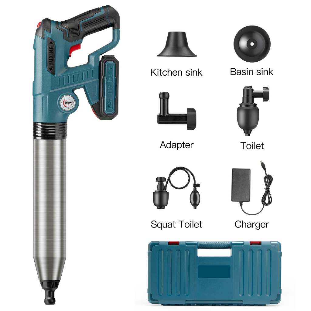 Toilet Plunger, Heavy Duty Drain Clog Blaster, Unclog Tool, Powerful ...