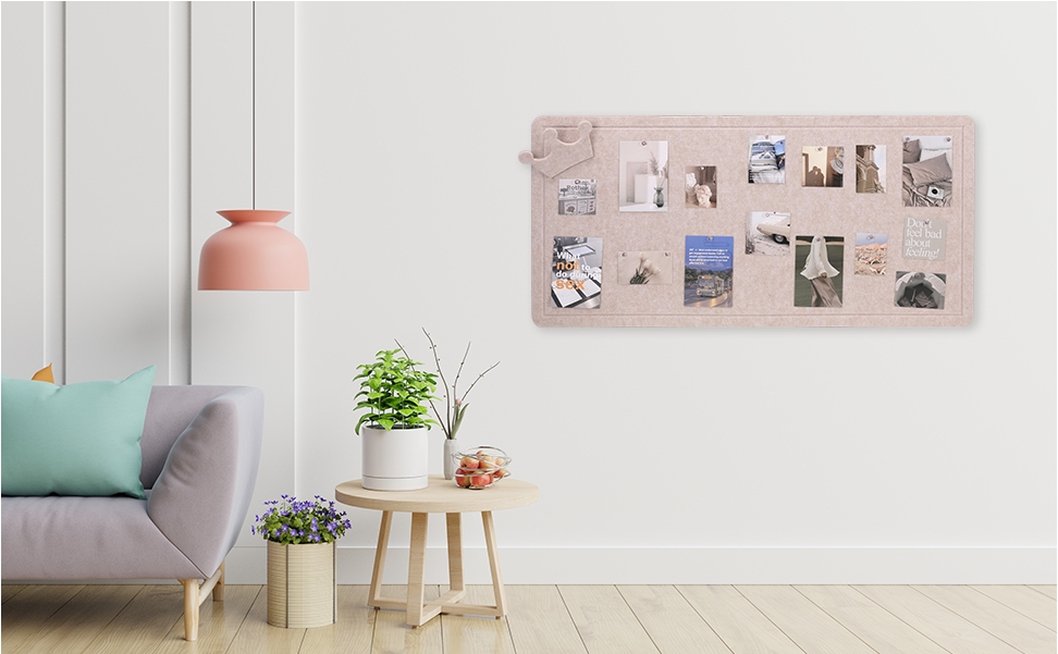 【SG READY STOCK】9mm Thickened Felt Photo Wall Sticker Background Board ...