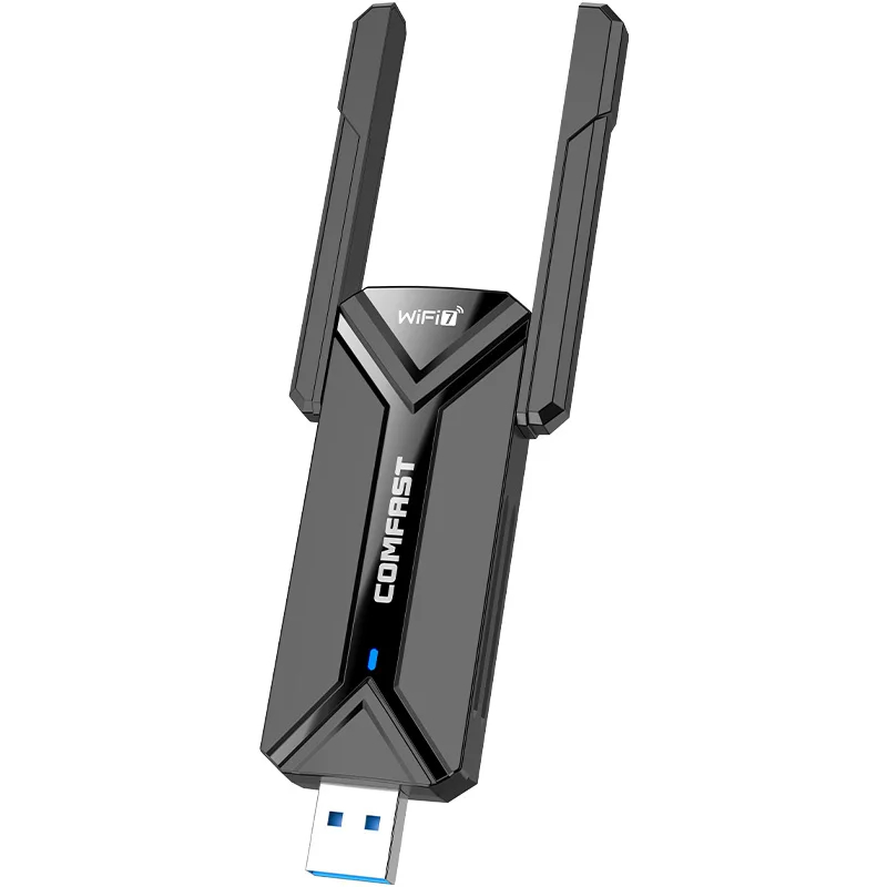 Comfast BE6500 Wifi 7 USB Adapter Tri-Band 6G/5G/2G USB3.0 Dual Band ...