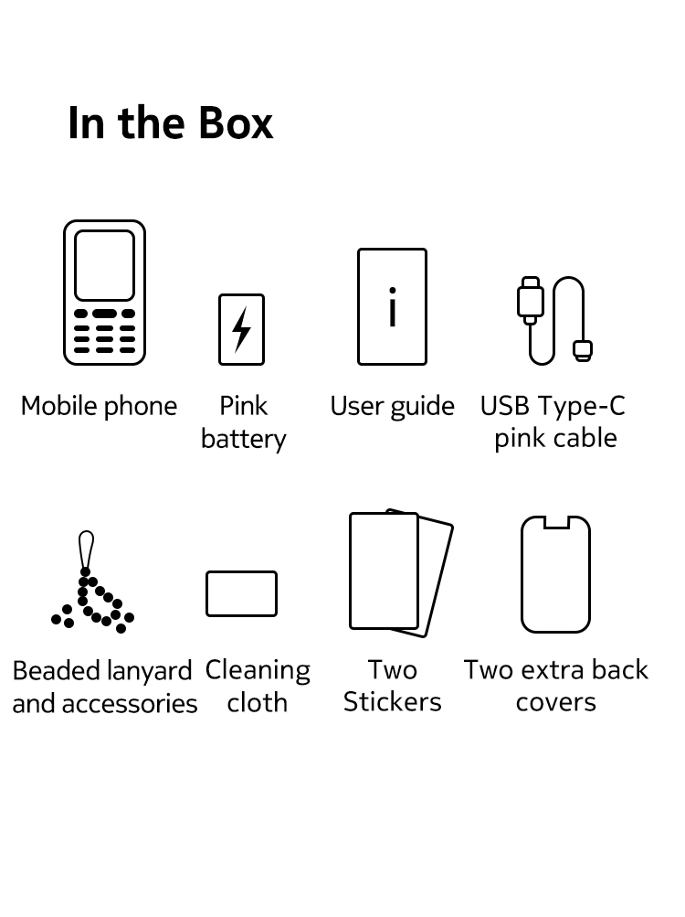 HMD Barbie Flip Phone 4G with Fancy Box HMD X Barbie | Shopee Singapore