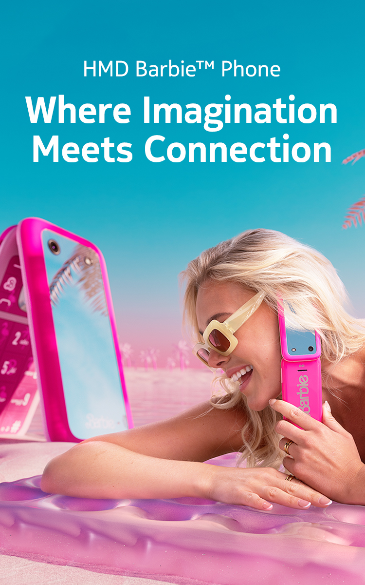 HMD Barbie Flip Phone 4G with Fancy Box HMD X Barbie | Shopee Singapore