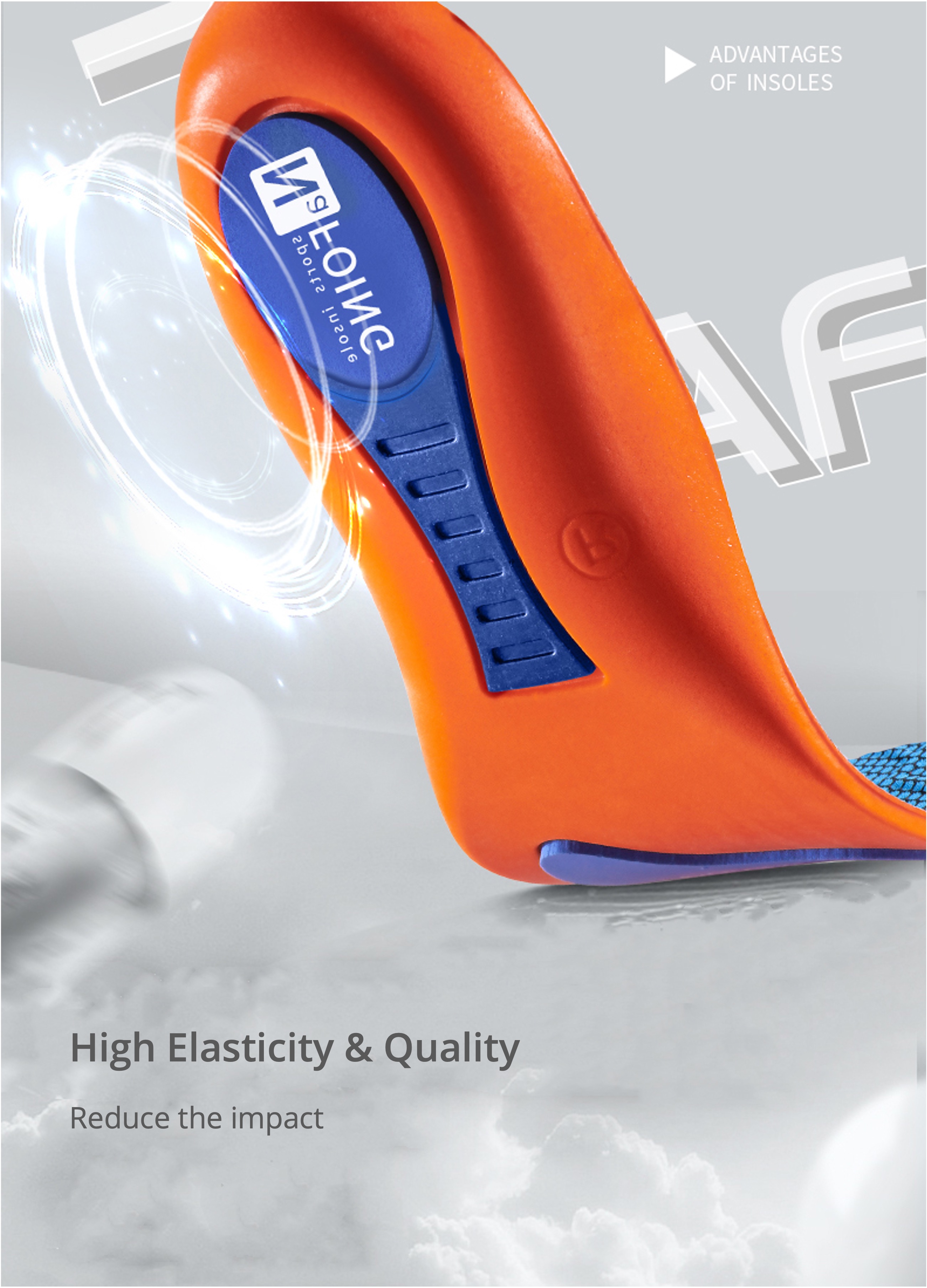 New Super Thick Memory Foam Insoles Cushioning Orthopedic Foot Pads for ...