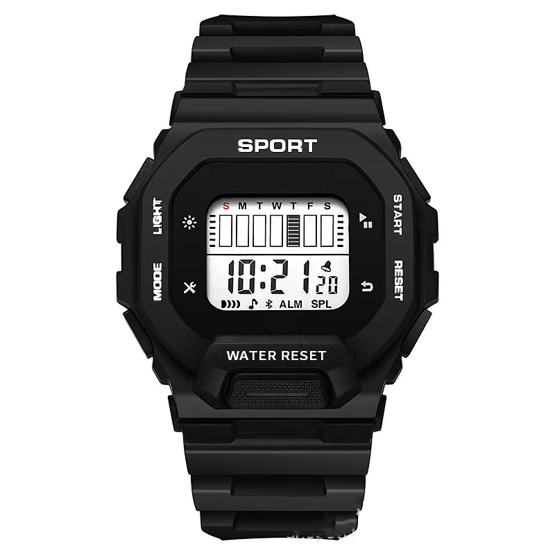 Unisex Square Digital Watch Oversized Dis play Multifunction Sport ...