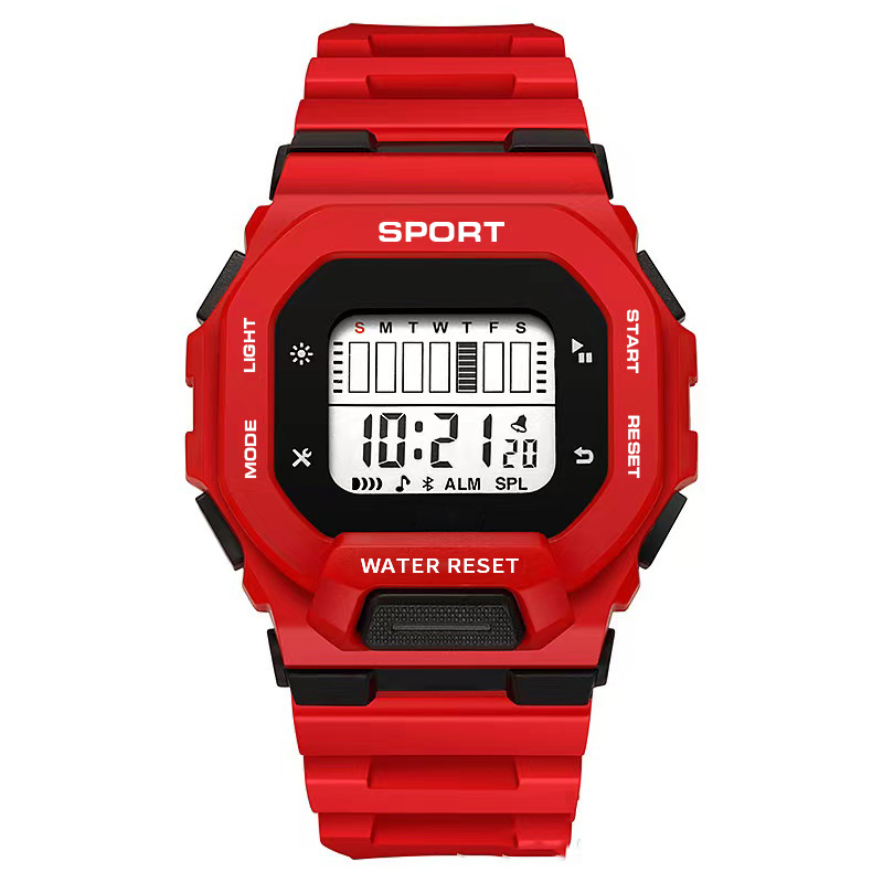 Unisex Square Digital Watch Oversized Dis play Multifunction Sport ...