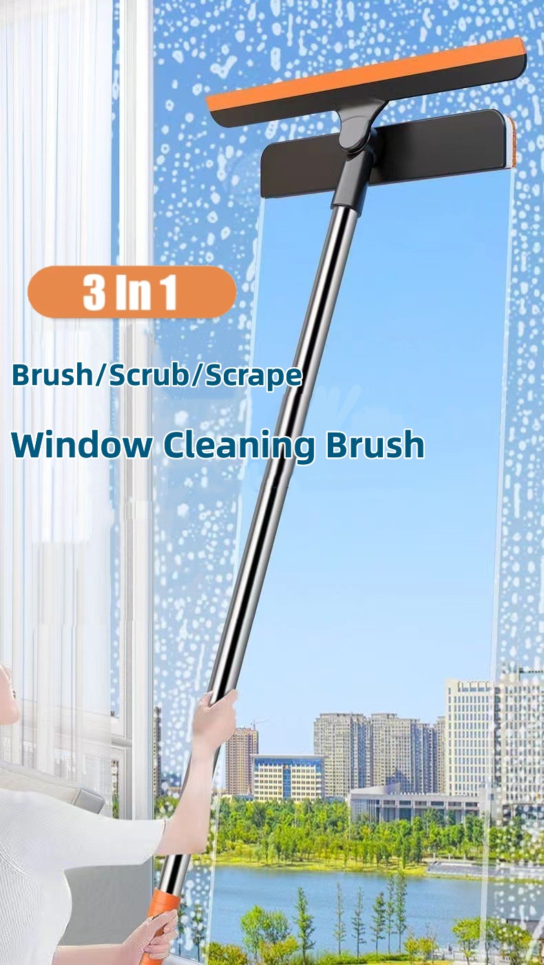 【SG READY STOCK】 3 In 1 Window Cleaning Brush Screen Brush Household ...