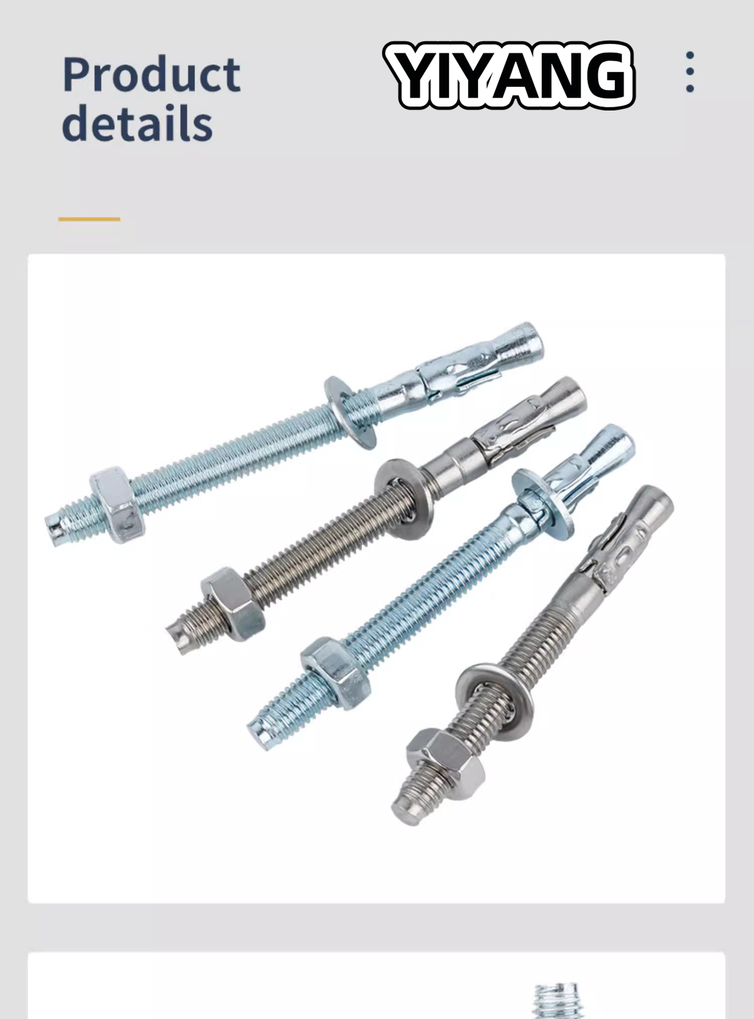 304 stainless steel galvanized wedge anchor | wall plug | expansion ...