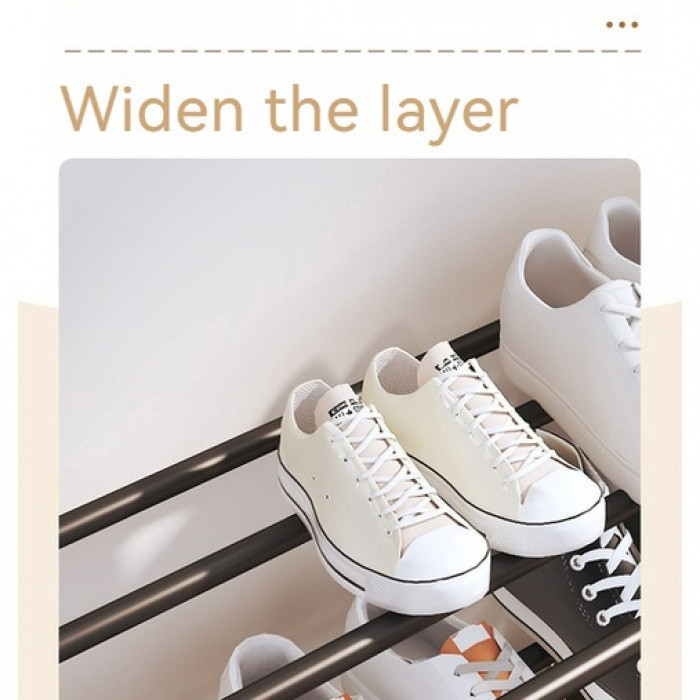 【SG】Shoe rack outdoor shoe rack thick steel pipe waterproof plastic ...