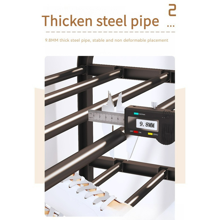 【SG】Shoe rack outdoor shoe rack thick steel pipe waterproof plastic ...