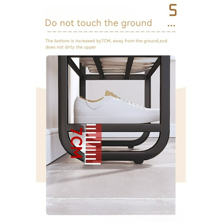 【SG】Shoe rack outdoor shoe rack thick steel pipe waterproof plastic ...