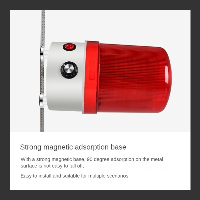 Rotating Warning Light Adjustable Volume LED Sound Light Integrated ...