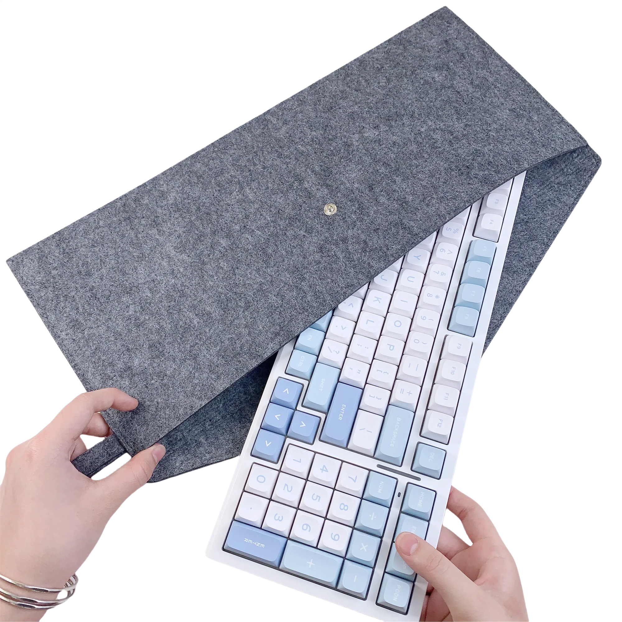 Mechanical Keyboard Carrying Case Felt Bag for 60% 75% 100%Layout ...