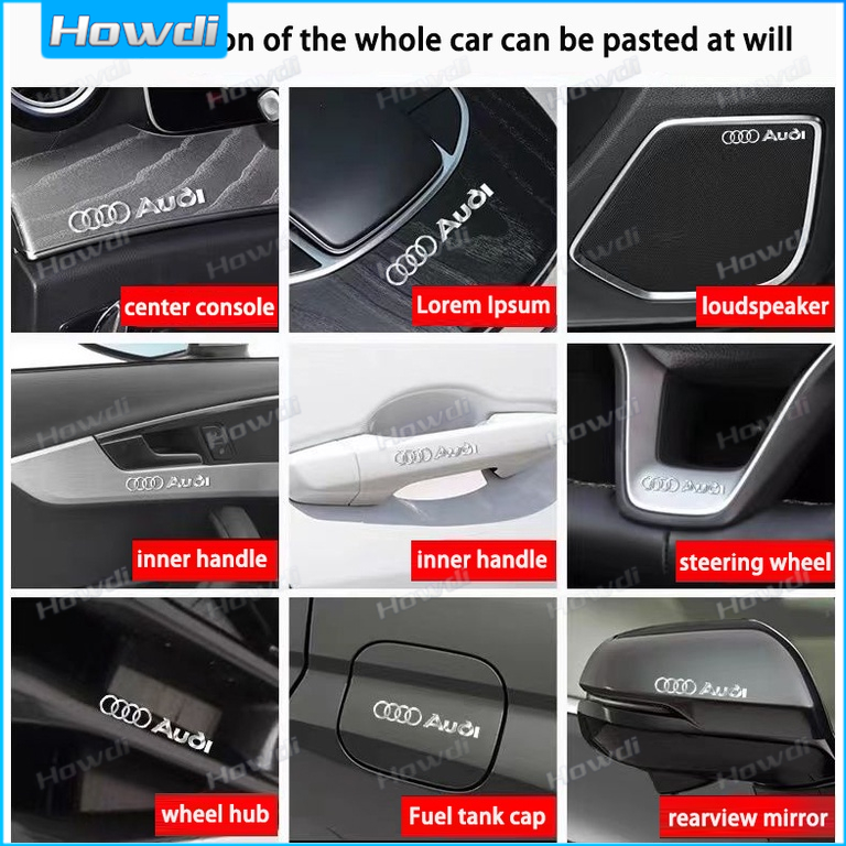 1Pc Car metal car stickers creative car logo decorative stickers ...