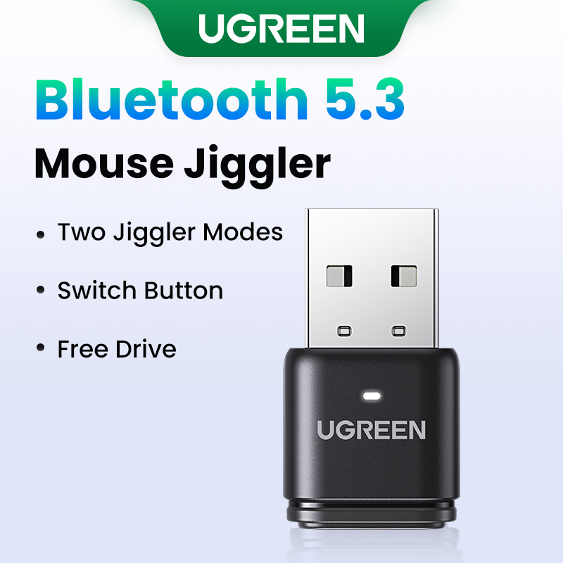 UGREEN Bluetooth 5.3 USB Mouse Jiggler Two Jiggler Modes Bluetooth ...