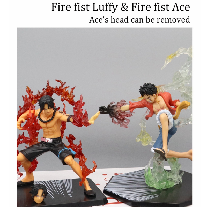 Onepiece Anime Figure Set Luffy Zoro Ace Sanji Action Figures Figurine ...