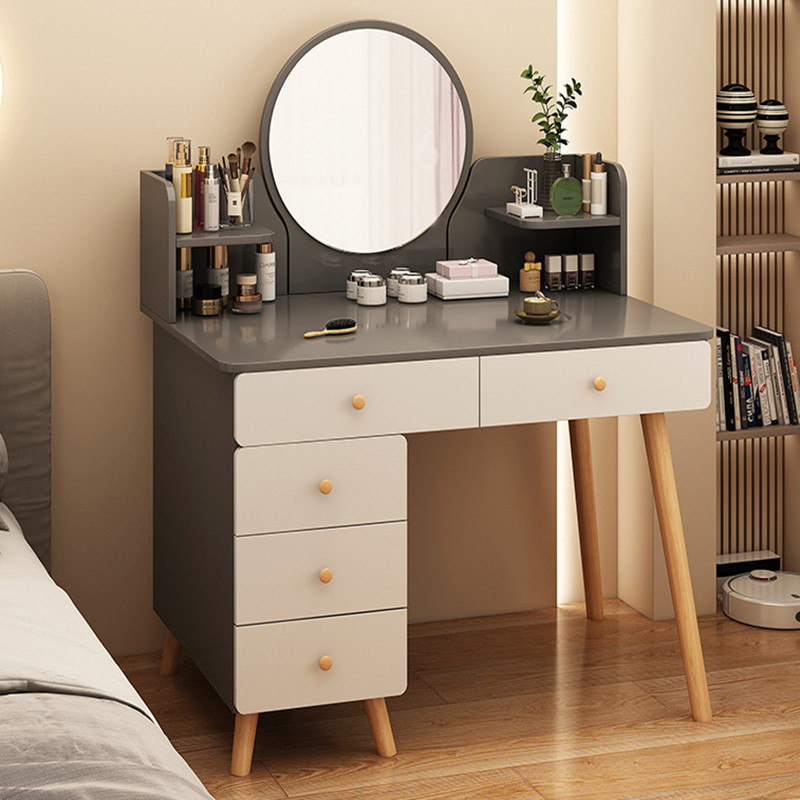 80*120cm Dressing Table Make Up Table Bedroom Modern Simple with Mirror ...