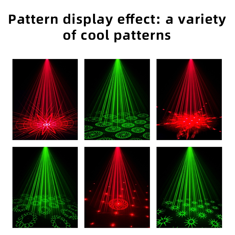 16 Pattern Party Laser Projector Audio Music Show Laser Stage Light ...