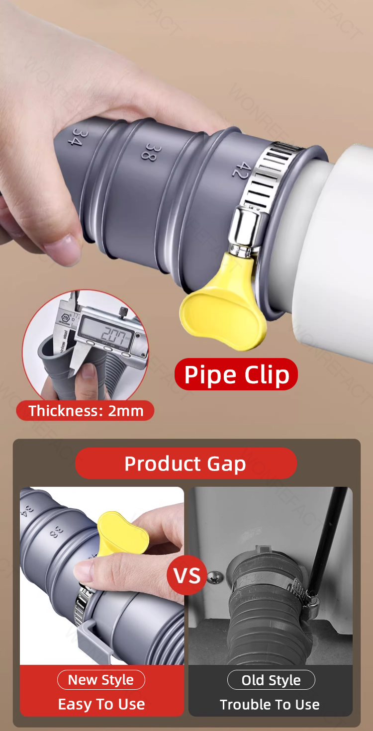 Washing Machine Drain Outlet Hose Multi-size Universal Gutter Hose ...