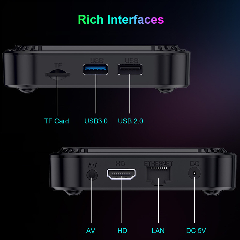 TV98 RK3528 set-top box 4K HD 5G dual WIFI 6 Android 13 Bluetooth TV ...