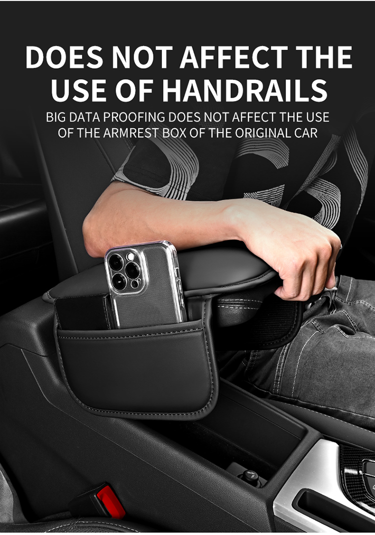 Skoda car armrest box storage bag KODIAQ FABIA OCTAVIA YETI SUPERB ...