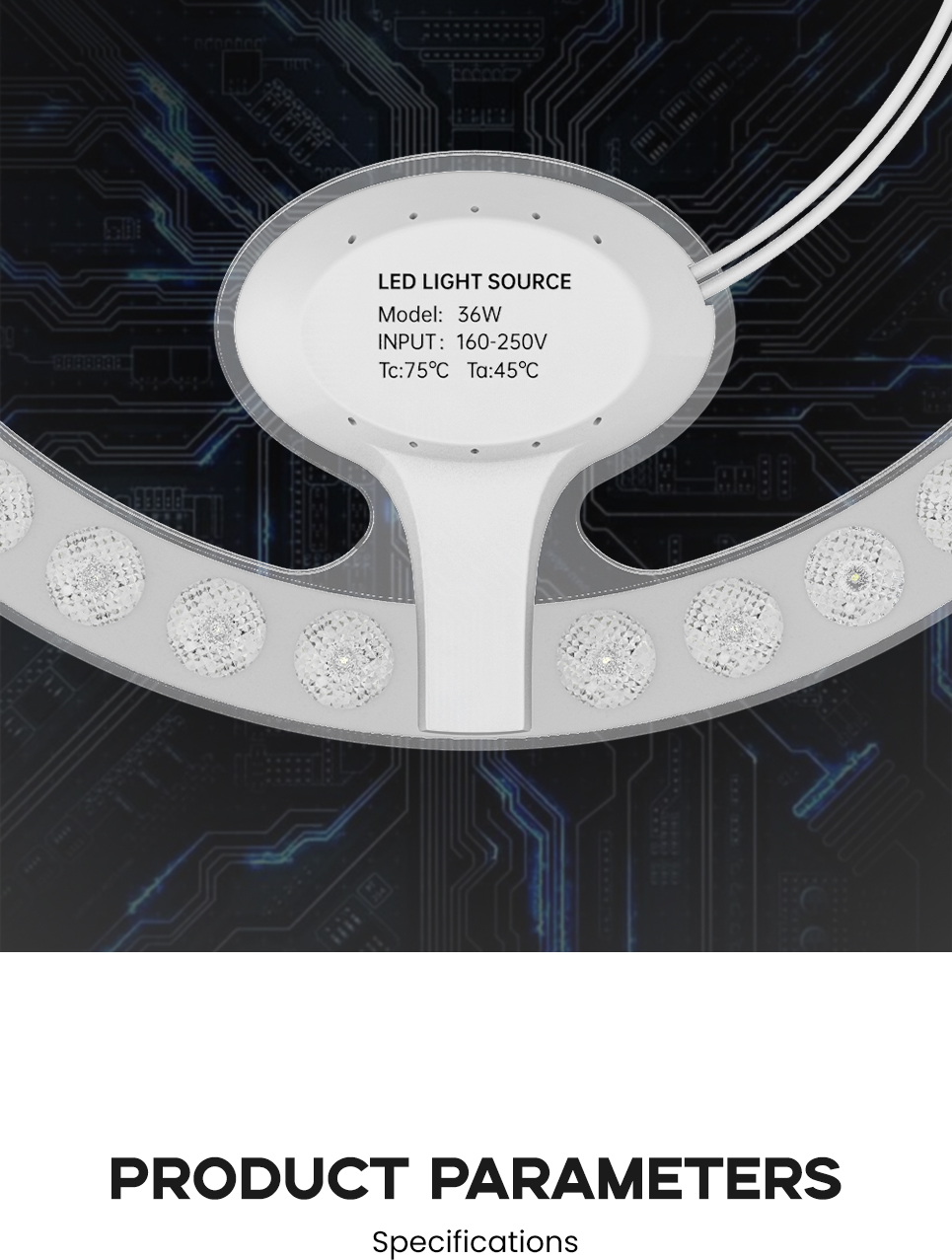 【SG Stock】LED Light Bulb 18W 24W 36W 48W 72W LED Ceiling Light Source ...