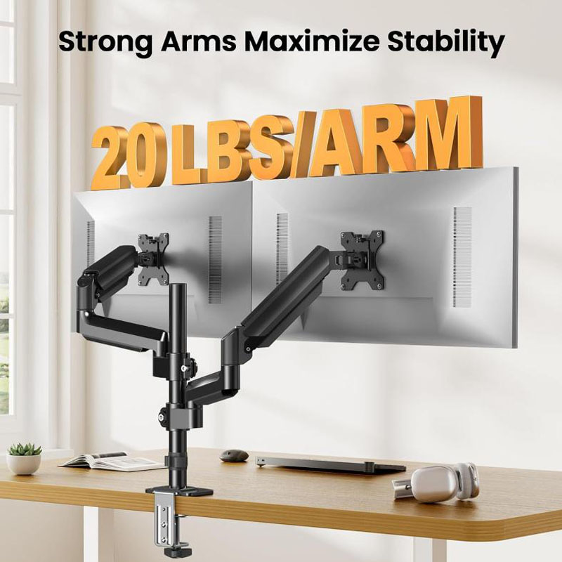 SG Adjustable Monitor arm 17-32 "dual/single monitor stand - computer ...