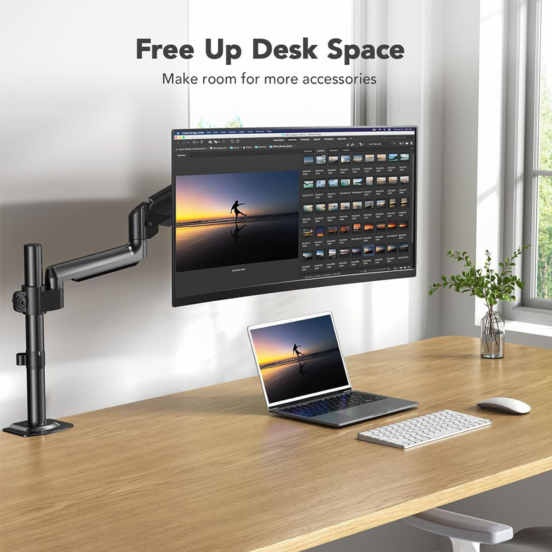 SG Adjustable Monitor arm 17-32 "dual/single monitor stand - computer ...