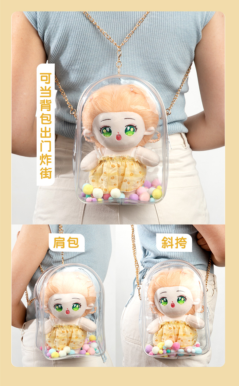 Baby Three V3 /V2 /V1 Babytree Transparent Bag/Art Toy Labubu Crybaby ...