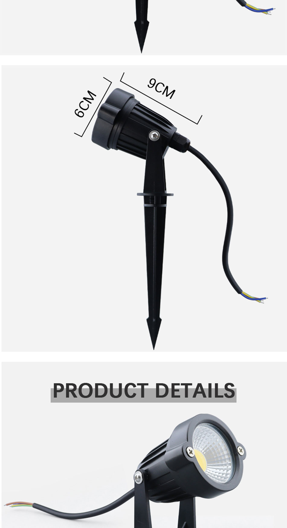 LED Garden Lights Outdoor LED Waterprof Lawn Lamp AC220V110V DC12V 3W ...